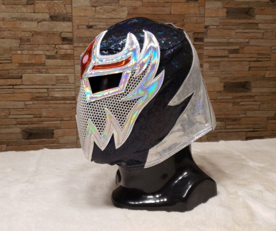 MASCARA DORADA Mask Wrestling Mexican Lycra & Vinyl Ajustable Color ...