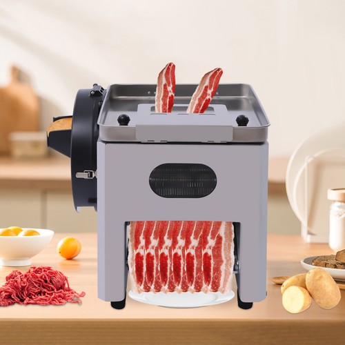 850W Electric Chicken Fillet Breast Fresh Pork Beef Meat Slicer Cutting ...