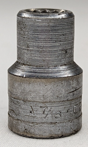 Vintage Companion 7/16" SAE 1/2" Drive 12 Point Socket Made in USA | eBay