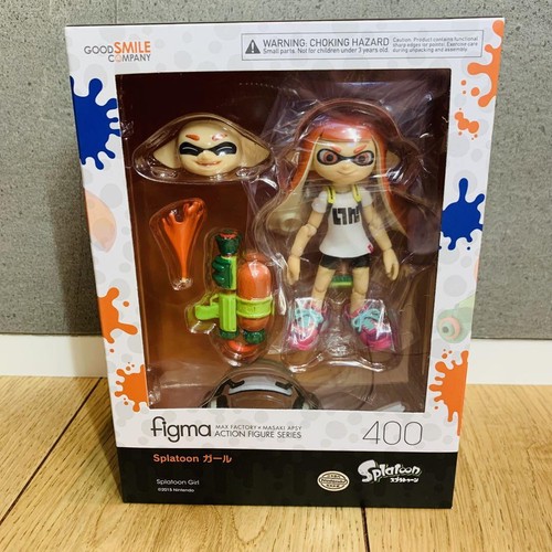 Figma Splatoon Inkling Girl Action Figure 400 Max Factory ABS PVC Japan ...
