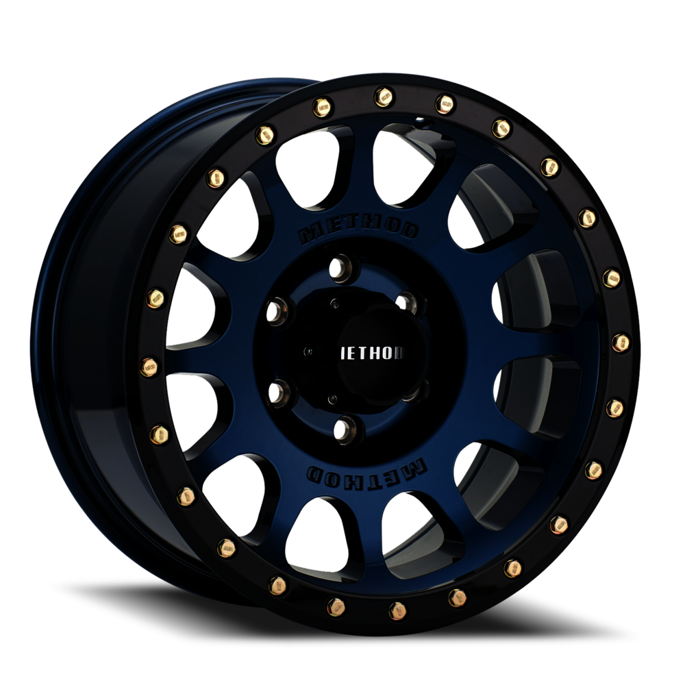 4 NEW MATTE BLUE METHOD RACE WHEELS MR305 NV 18X9 6-135 (108684) | eBay