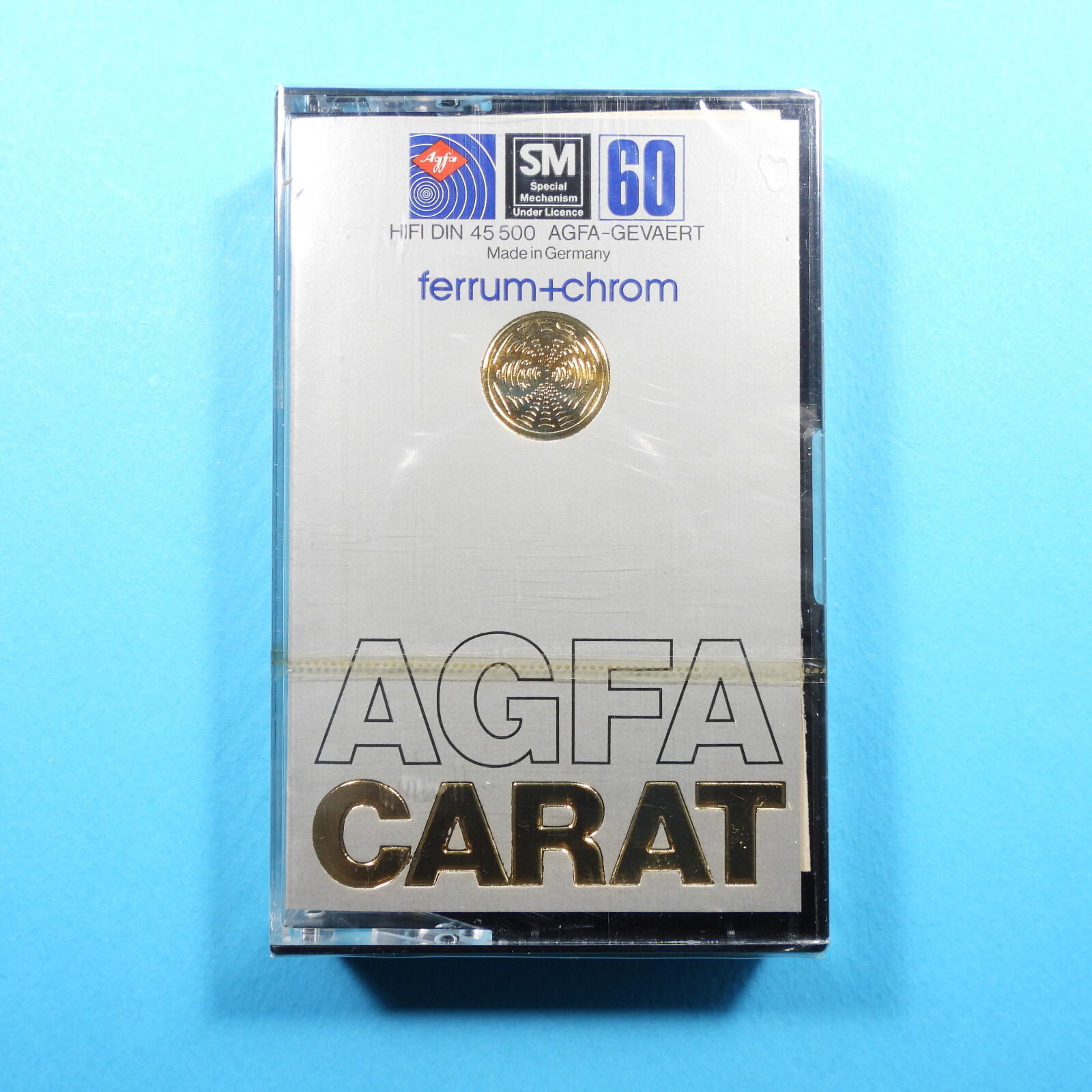🔴 1x AGFA CARAT ferrum+chrom 60 * Type 3 * Tape Cassette Kassette ...