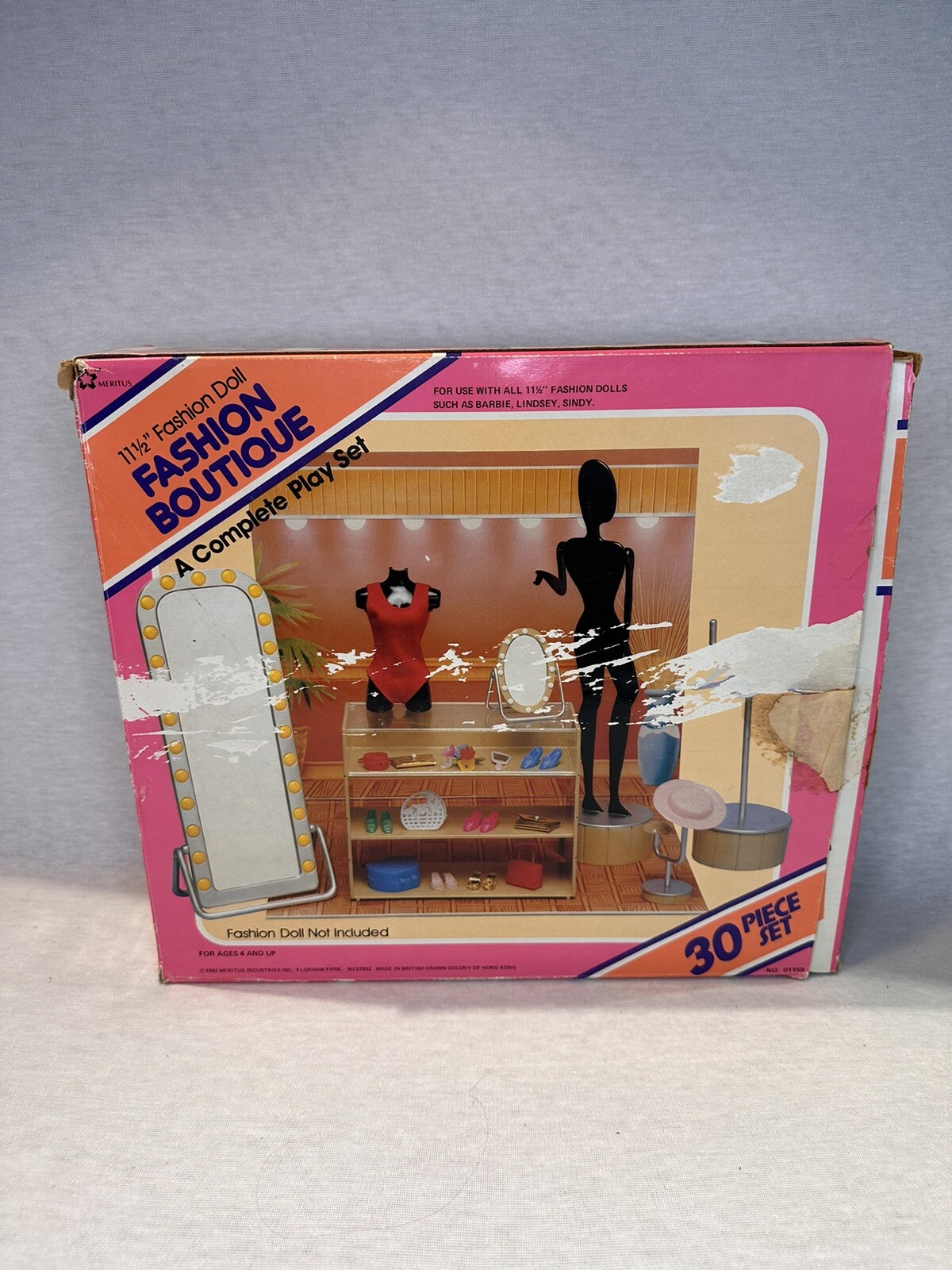 Vintage 1982 Meritus Fashion Doll Boutique Mannequin Barbie Shoes Heels ...