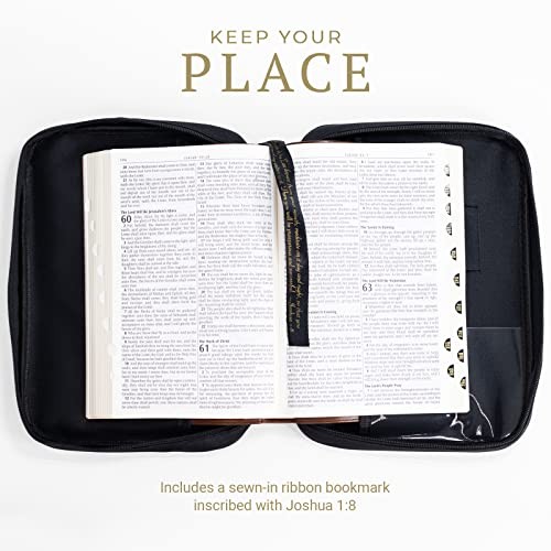 Divinity Boutique Bible Cover Basic Black - Extra Large Fits 7.25 x10 ...