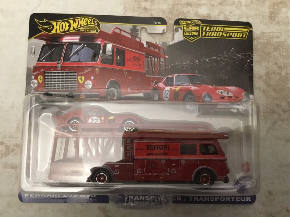 Hot Wheels Premium Team Transport Ferrari 250 GTO & Fiat 642 RN2 ...