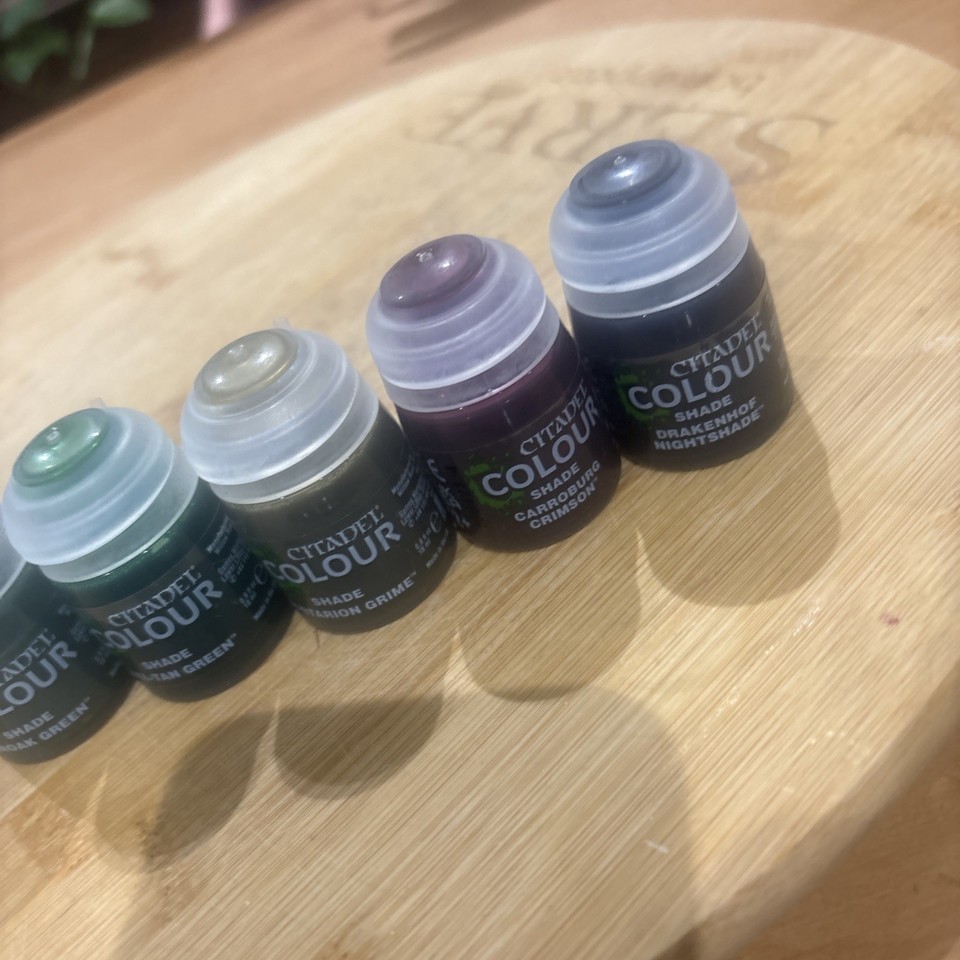 Citadel Paints Shade Bundle X5 New Sealed Warhammer 40k Games Workshop ...