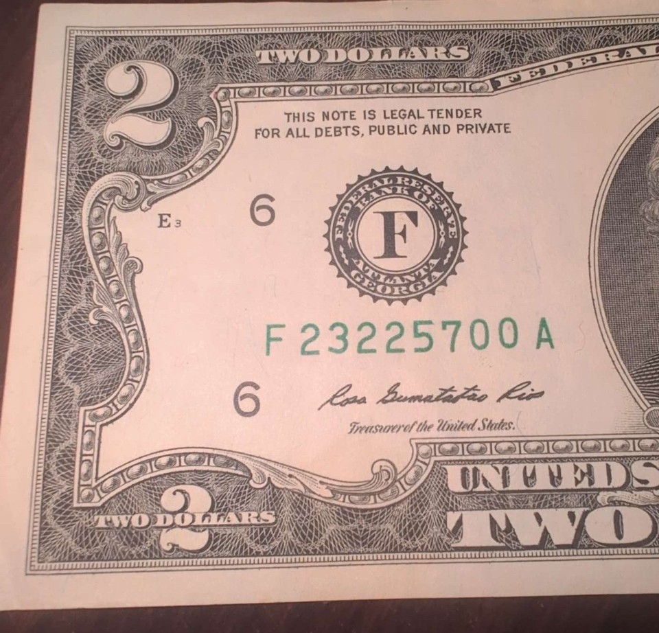 99 Note Sequential 2013 $2 Bills Run F23225601–F23225700 – Rare ...