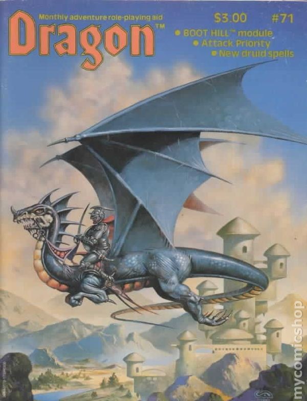 Dragon Magazine #71 VG 1983 Stock Image Low Grade | eBay