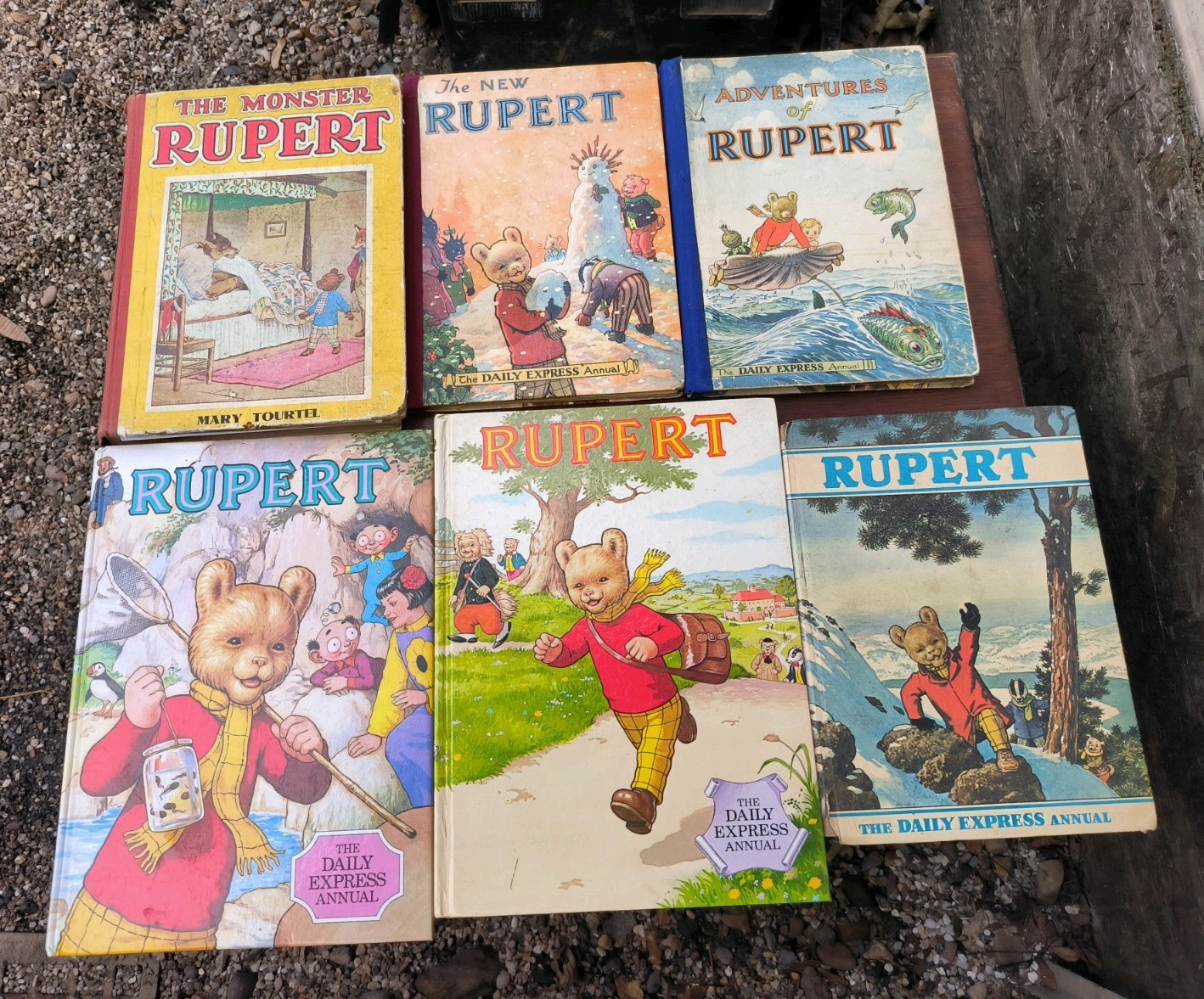 6 x Rupert Bear Annuals Vintage Retro Children's Books | eBay