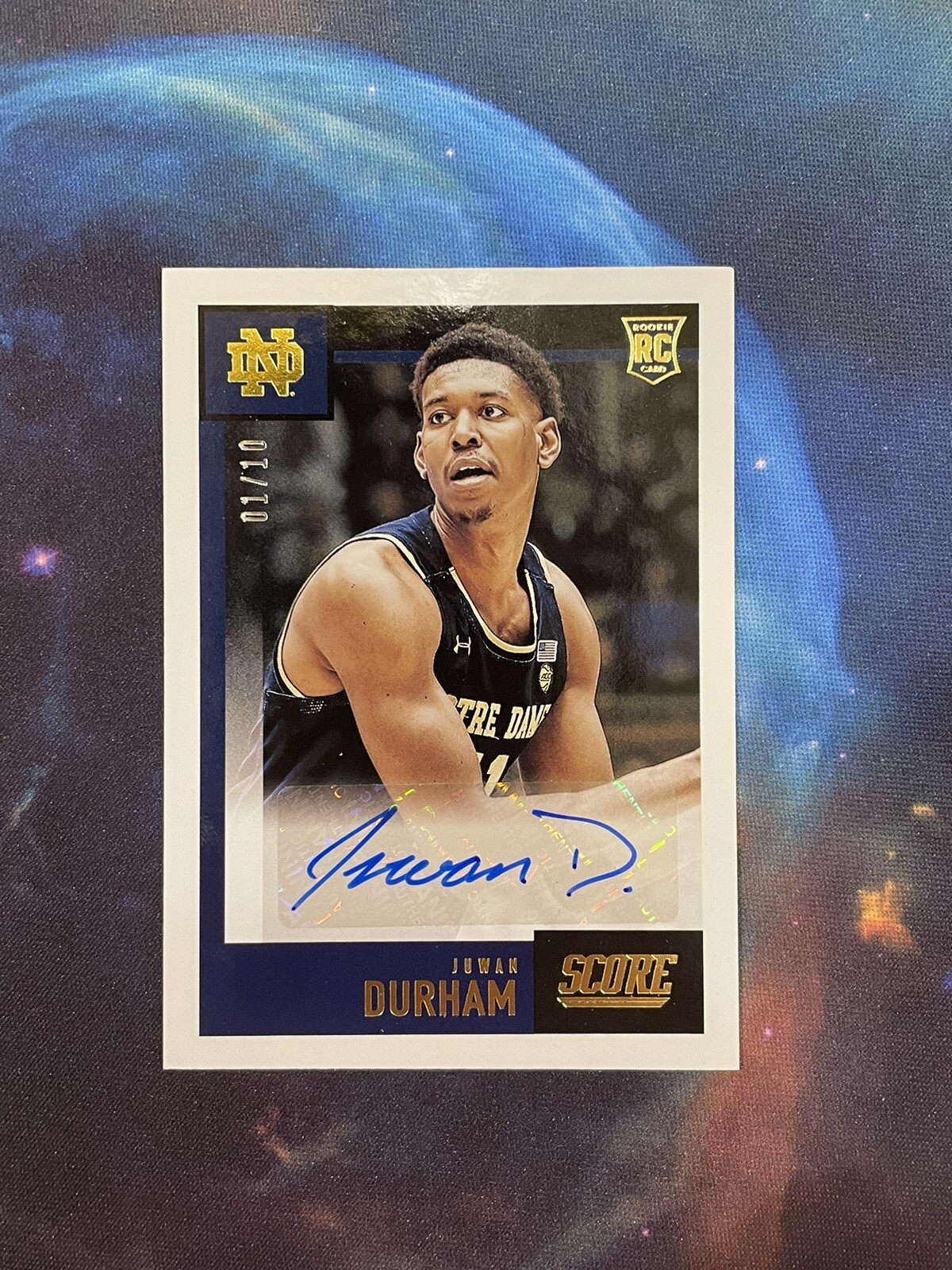 Juwan Durham - 2021 Chronicles Score Draft Picks - Gold /10 Auto #1/10 ...