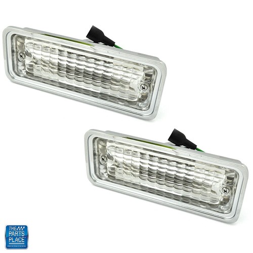 1969-1972 El Camino Reverse Backup Back-up Light Lens Assembly Pair New ...