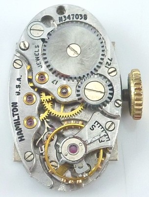Vintage Hamilton Wristwatch Movement - Grade 721 - Parts / Repair | eBay