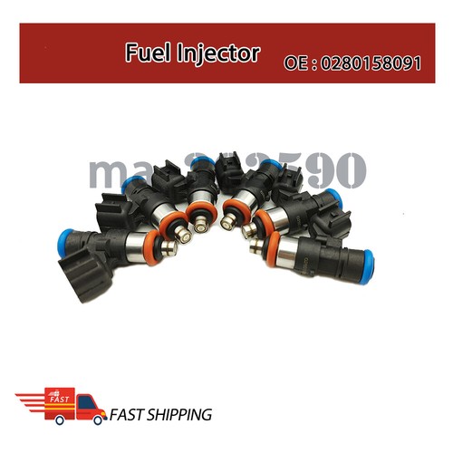 280158091 6PC Fuel Injector For 2007-2011 Ford Edge Flex Fusion Taurus ...