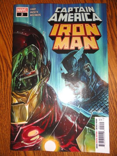 Captain America Iron Man #2 Alex Ross Un Housse Landy 1st Imprimé ...
