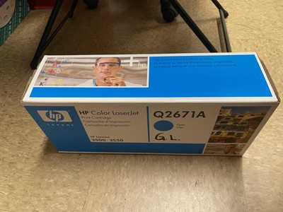 HP Q2671A Cyan Toner Cartridge for HP LaserJet 3500,3550,3700 New | eBay