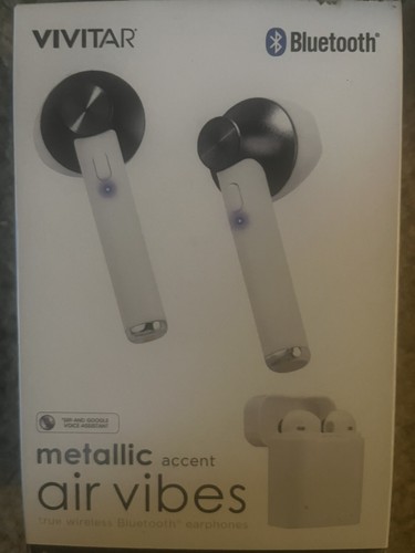 NEW Vivitar Bluetooth Metallic Accent AIR VIBES 681066827109| eBay