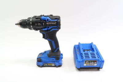 Kobalt KXHD 124B-03 24V MAX 1/2" Brushless Cordless Hammer Drill Kit | eBay