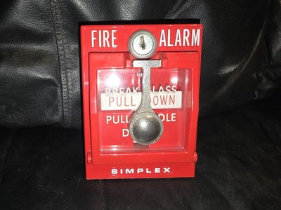 Simplex 4251-30 Fire Alarm Pull Station Break Glass (NO KEYS) | eBay
