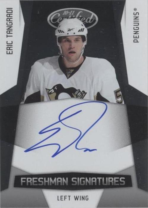 2010-11 Certified - Freshman Signatures Eric Tangradi #188 /899 (AU, RC ...