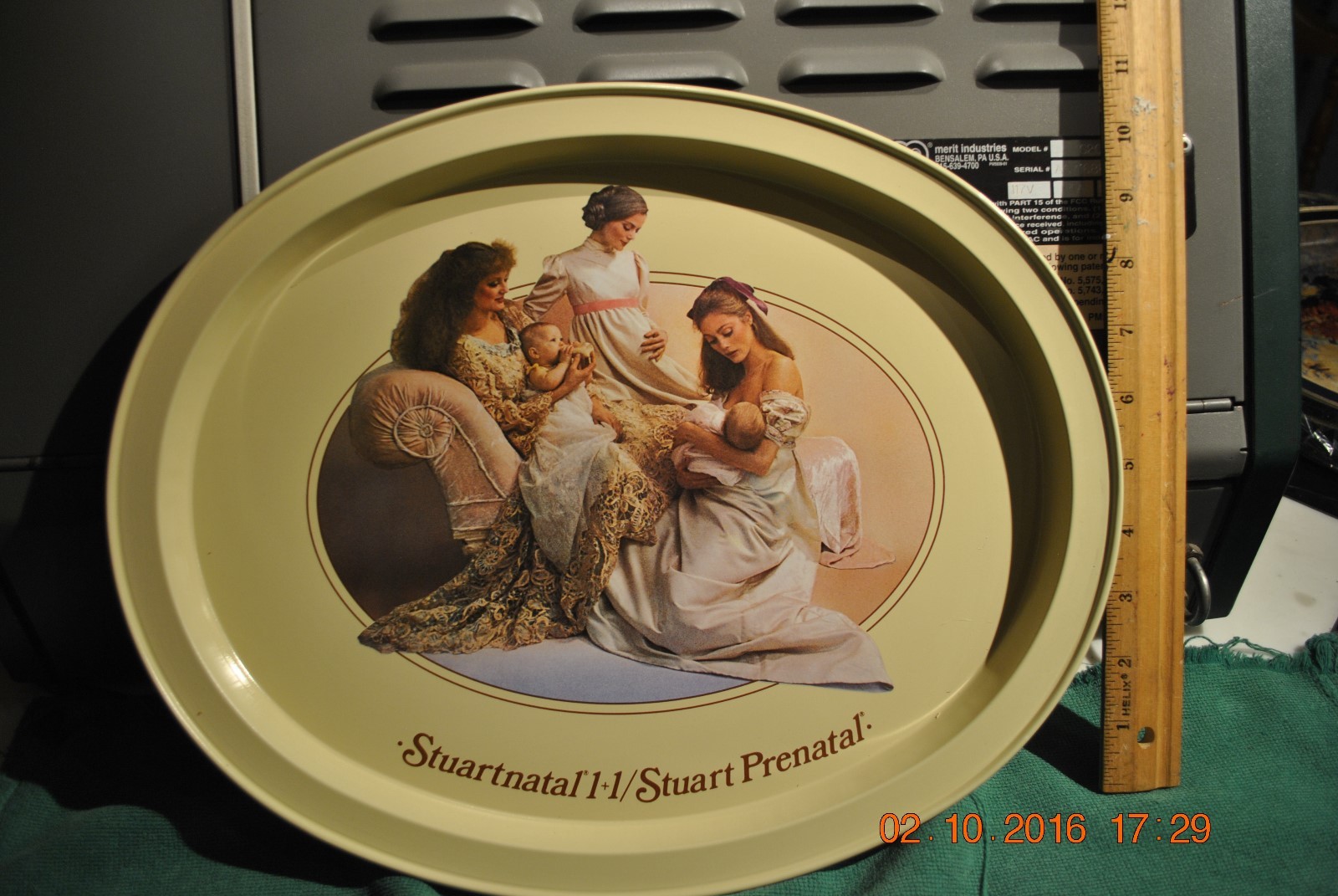 STUARTNATAL 1 +1. -- STUART PRENATAL - METAL SERVING TRAY IN PERFECT ...