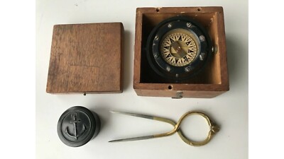 3 NAUTICAL MARITIME TOOL DIVIDERS W&HC SHERMAN BOAT SHIP COMPASS ...
