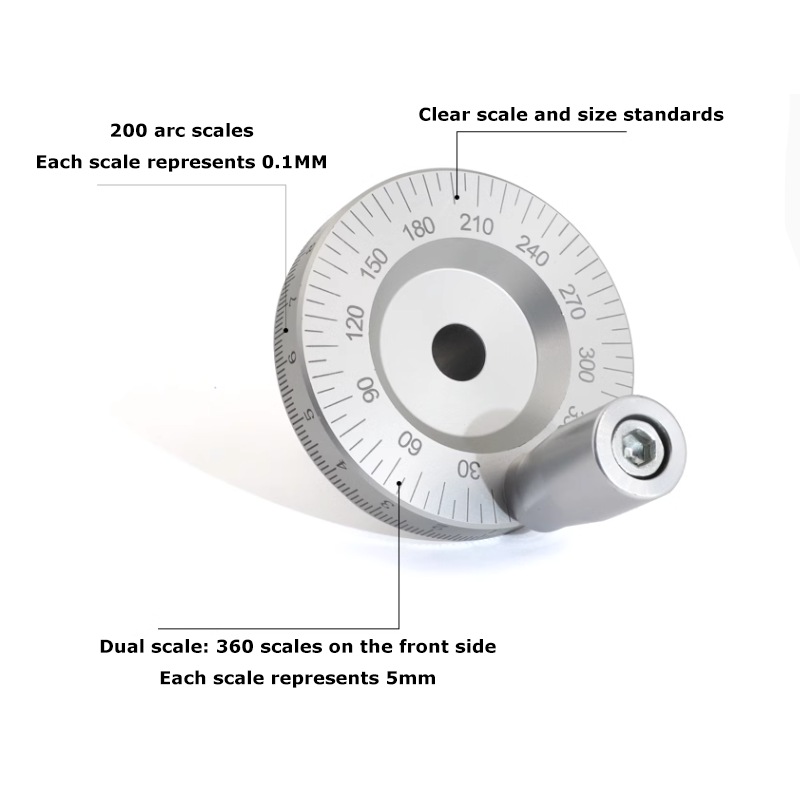 Aluminum Lathe Hand Wheel Slide Handwheel For Laser Engraving with ...