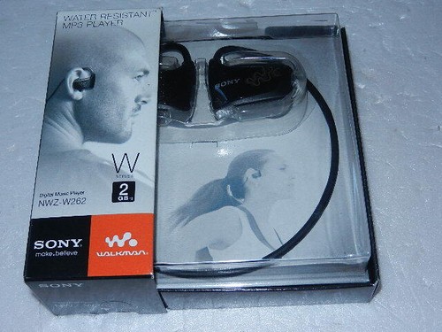 New Sony Walkman 2GB NWZ-W262 MP3 Digital Music Player black water resistant 262 27242823945| eBay
