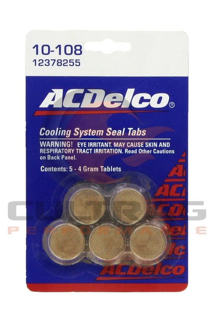Genuine GM ACDELCO Coolant System Sealing Tabs 12378255 for sale online ...