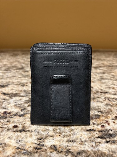 Fossil Men’s Leather Bifold Wallet With Money Clip | eBay