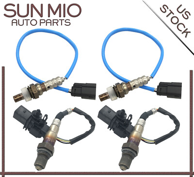 4Pcs Up&Downstream Oxygen Sensor For Ford Flex Taurus 2011-2012 3.5L ...