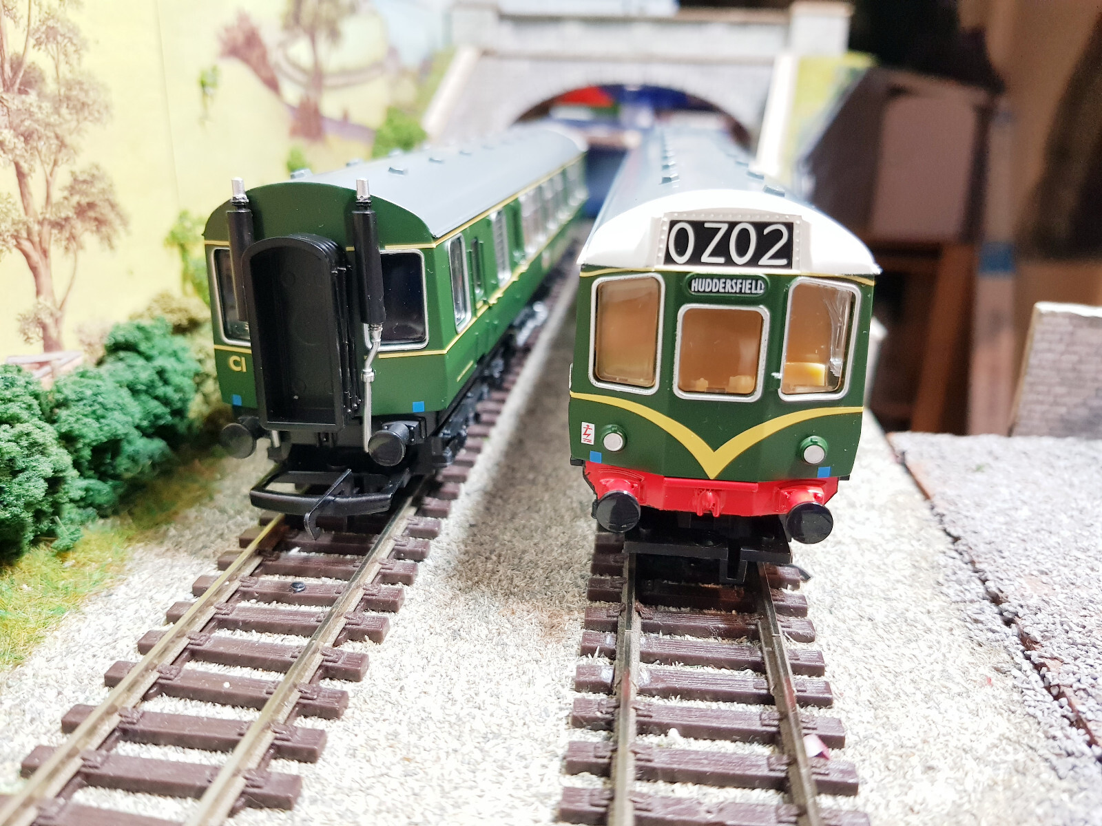 R30170 Hornby Railroad Plus BR Class 110 3-Car DMU BR Green Speed with ...