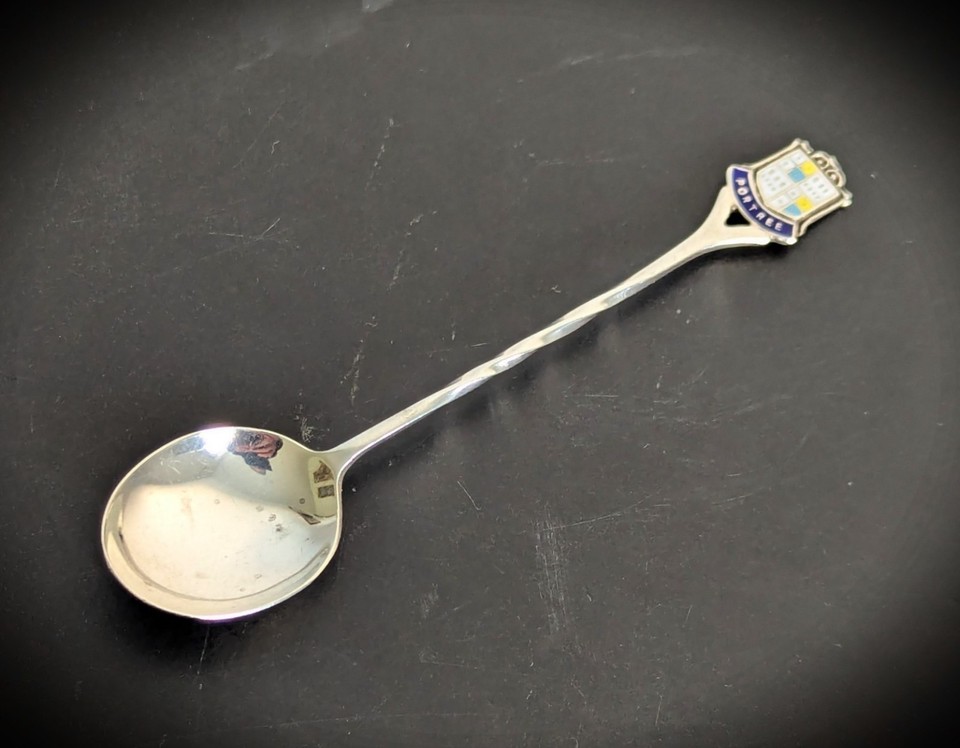 Scottish Sterling Silver Souvenir Spoon Portree Isle Of Skye W.A.P ...