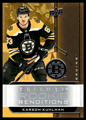 2019-20 Upper Deck Trilogy Rookie Renditions Gold Foil Auto Karson ...