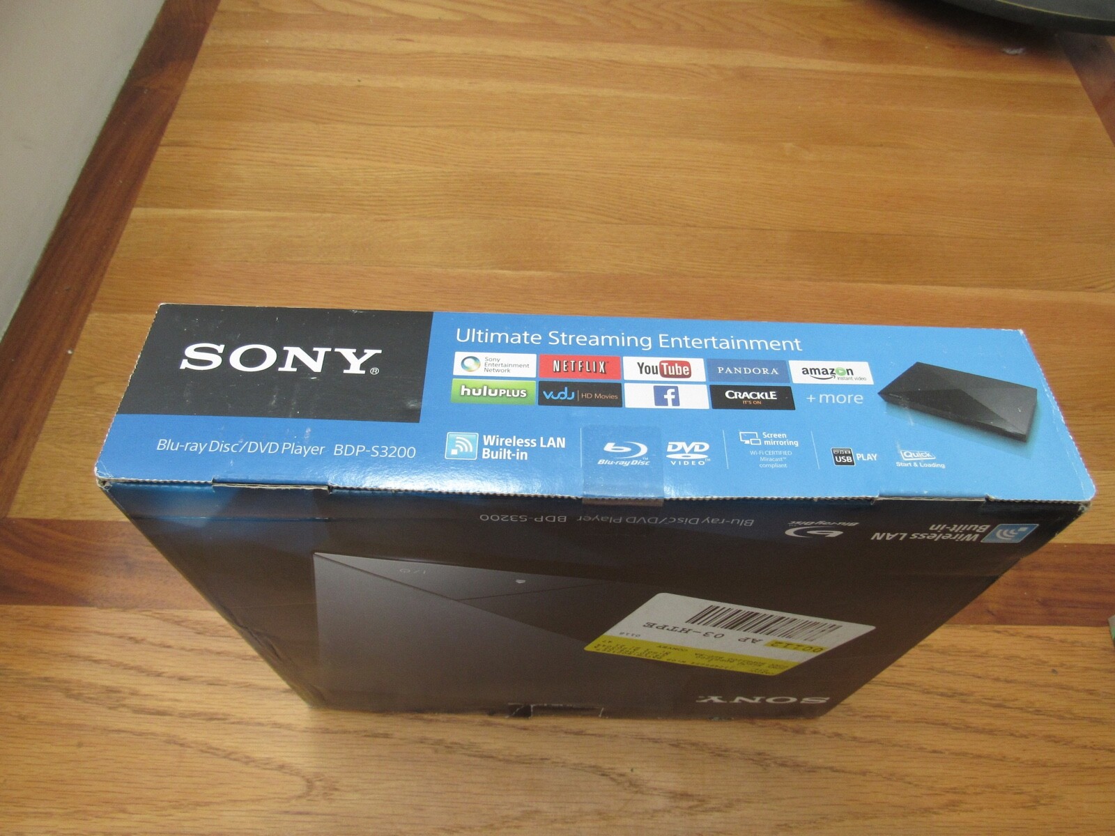 Sony BDP-S3200 Blu-ray Player Brand New In Open Box - No Manual | eBay