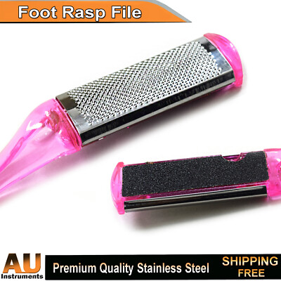 Manicure Pedicure Foot Rasp File Hard Dead Skin Removal Nail Scrub ...