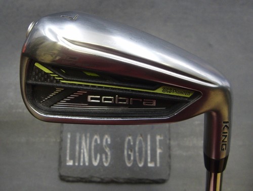 King Cobra 3D Printed RADSPEED 7 Iron Regular Steel Shaft Black Grip ...