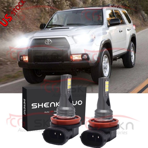 H11 LED Headlight Headlamp Bulb for Toyota 4Runner 2006-2020 Brightest ...