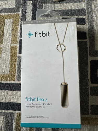 NEW Fitbit Gold Pendant Necklace For Flex 2 (Genuine Fashion Jewelry ...
