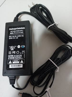 Challenger Cable 100/200 Series STB Power Supply- PS-3.3-12-3-DC1 | eBay