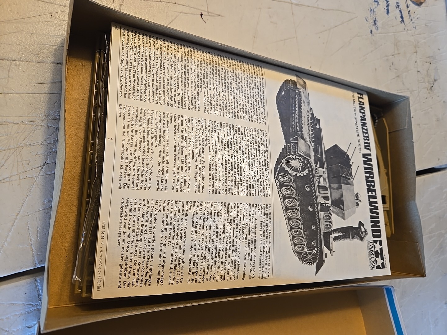 Tamiya Model Kit 35085 Flakpanzer IV Wirbelwind Tank for sale online | eBay