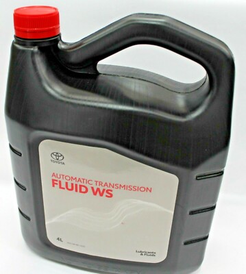 TOYOTA AUTO TRANSMISSION FLUID WS TYPE ATF NEW GENUINE 4L BOTTLE | eBay ...