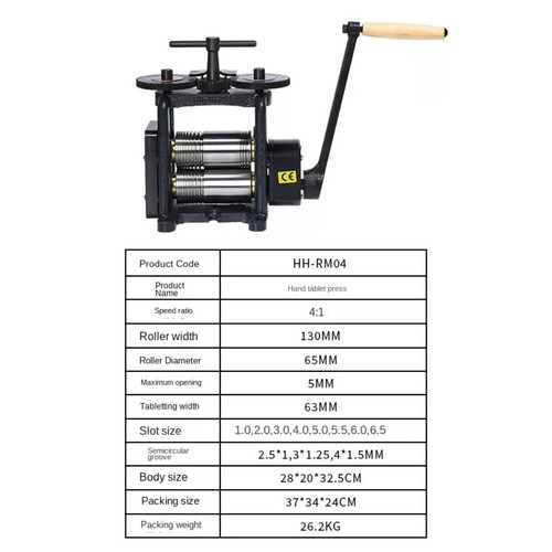 Roller machine Flat Rolling Mill 110mm For Making Flat, Square & Half ...