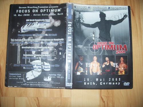 Wrestling DVD GWP Focus on Optimum 2008 deutsch Evolve PWG WWE wXw CZW ...