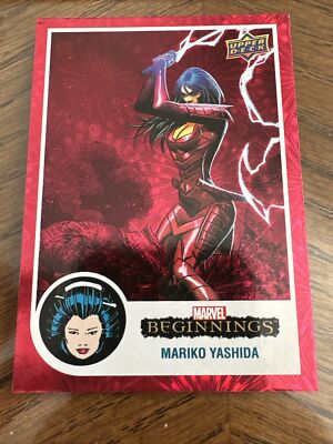 2022 UD • Marvel Beginnings • Mariko Yashida• #85• RED SUPERNOVA SP | eBay