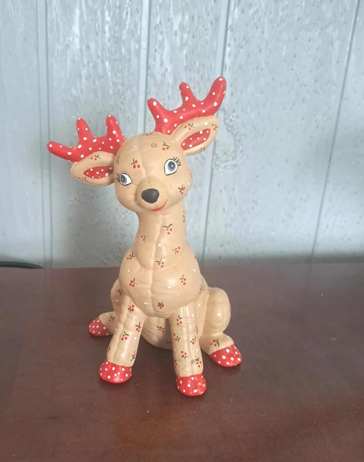1986 Vintage Kimple Reindeer Ceramic Deer Christmas Decorative Hand ...