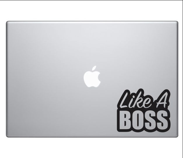 Like A Boss Bumper Sticker Vinyl Decal For Car Macbook Laptop Dank Lit ...