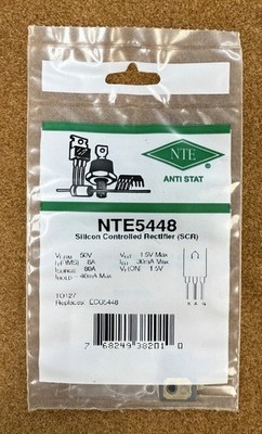 NEW NTE Electronics NTE5448 SCR Silicon Controlled Rectifier 50V (ECG5448) 1 Pk | eBay