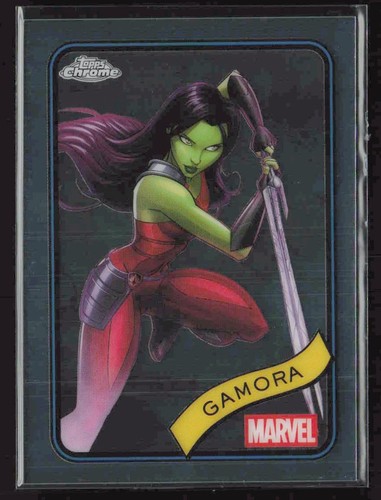 2025 Topps Chrome Marvel - #140 GAMORA - Marvel Comics | eBay