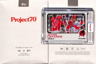 2021 TOPPS PROJECT 70 #742 1973 SHOHEI OHTANI - PITCHER MVP - INFINITE ...