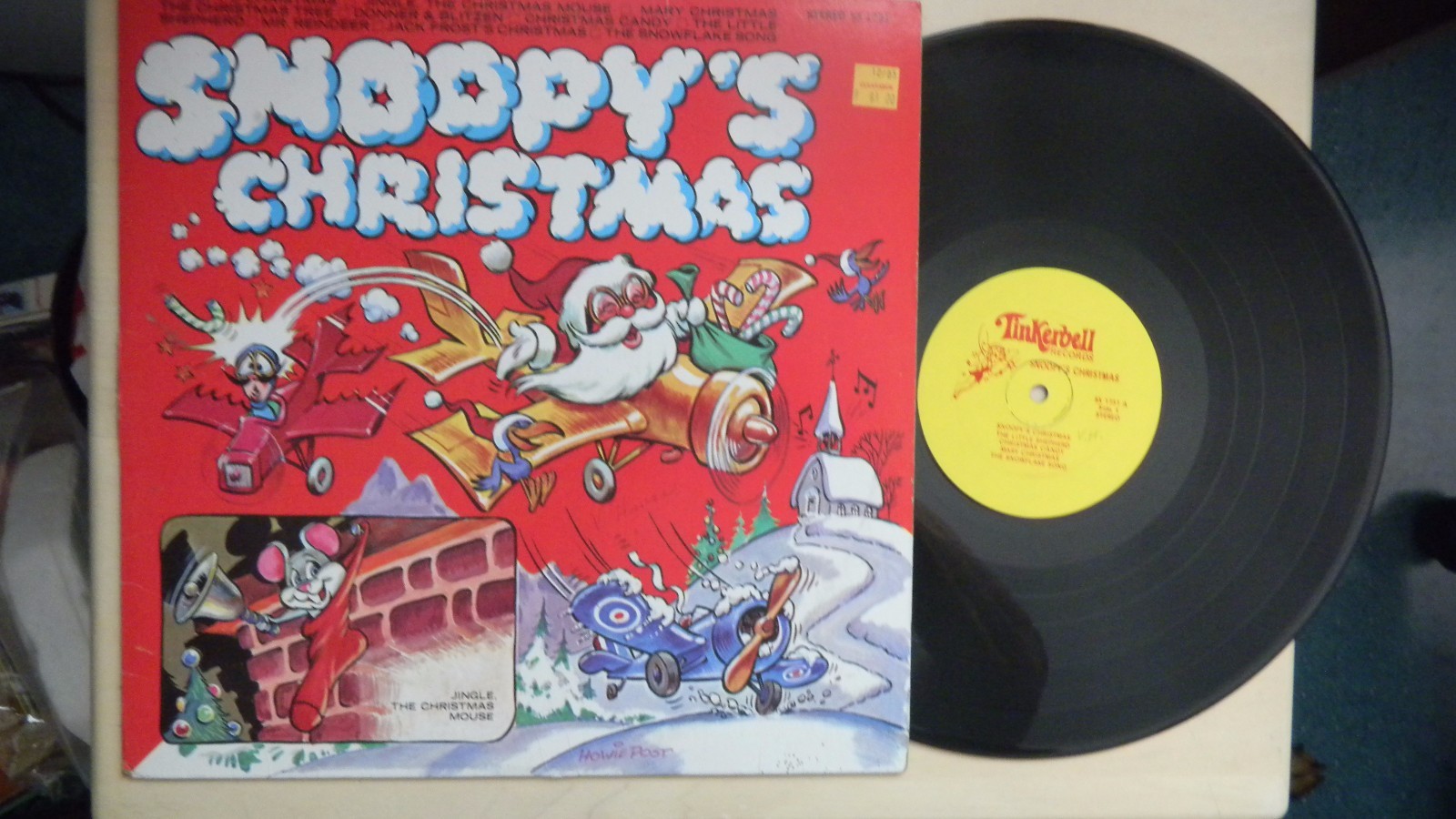 Tinkerbell Record's SNOOPY'S CHRISTMAS LP SX 1731 70s | eBay